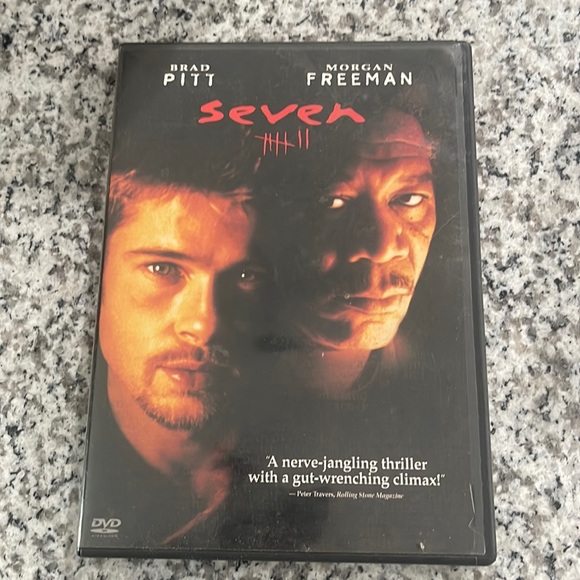 Media | Seven Dvd Brad Pitt Morgan Freeman Gwyneth Paltrow | Poshmark